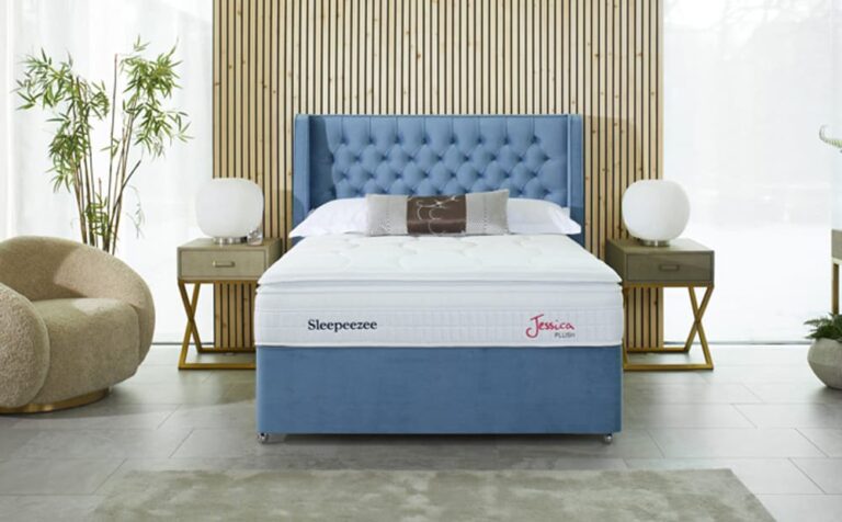 Sleepeezee Jessica Plush Divan Set - Ready for Bed